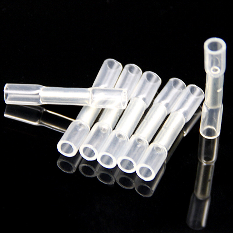 50PCS 26-24AWG Heat Shrink Wire Butt Connector Waterproof Crimp Splice Terminals | eBay