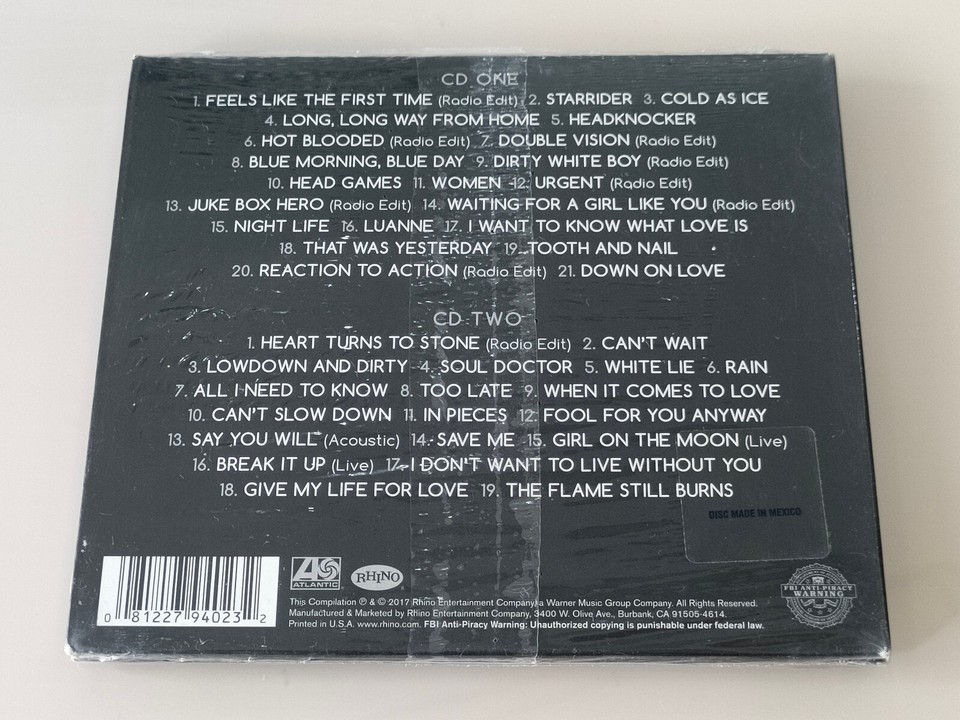 40 by Foreigner (2CD, 2017) | eBay