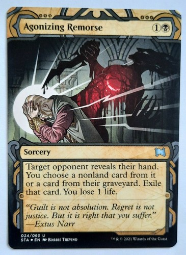 MTG Strixhaven: Mystical Archives AGONIZING REMORSE 024/063 U Foil ...