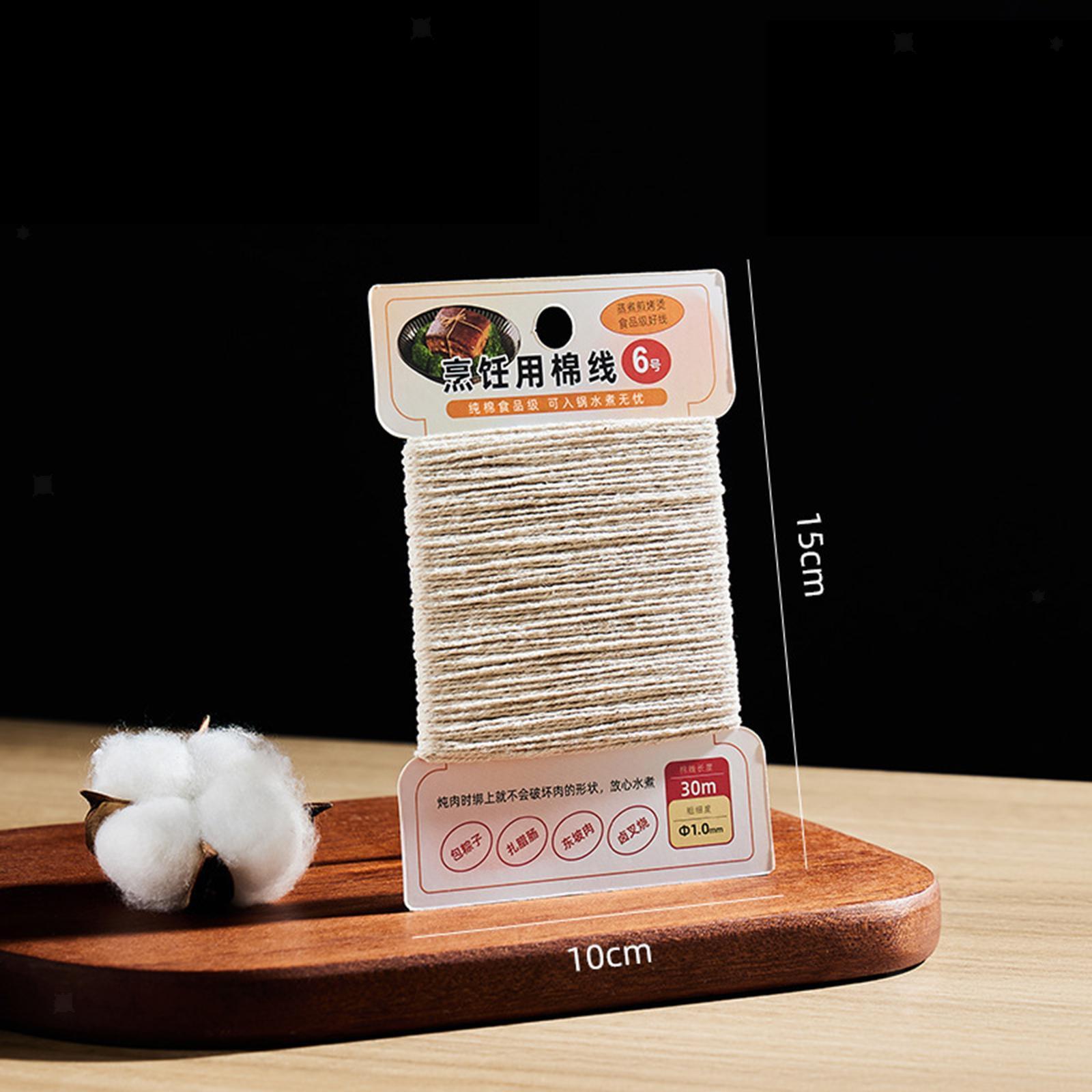 Baking Twine, 30M, Twine Wire, Multipurpose Cotton Cooking Rope for ...