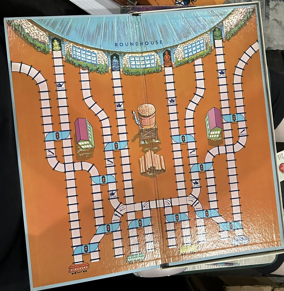 SEL-RIGHT ENGINEER RAMBLING RAILROAD GAME VINTAGE BOARD GAME 1957 | eBay