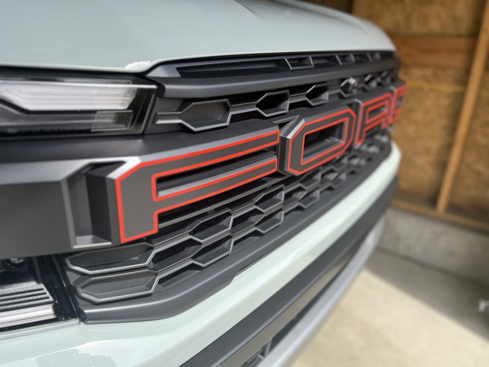 2024-2025 Ford Ranger Raptor Grill Letters Outlines - vinyl decals ...
