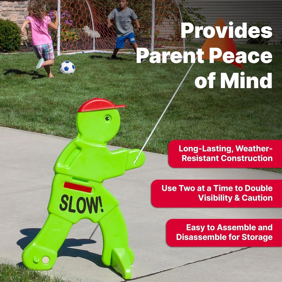 Step2 Kid Alert Street Safety Sign, Kids at Play Signage for ...