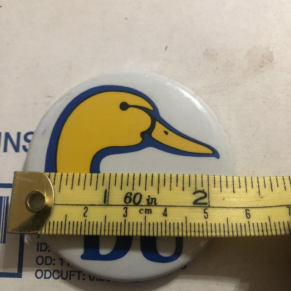 Ducks Unlimited Duck Head DU Logo Pinback Pin Button | eBay