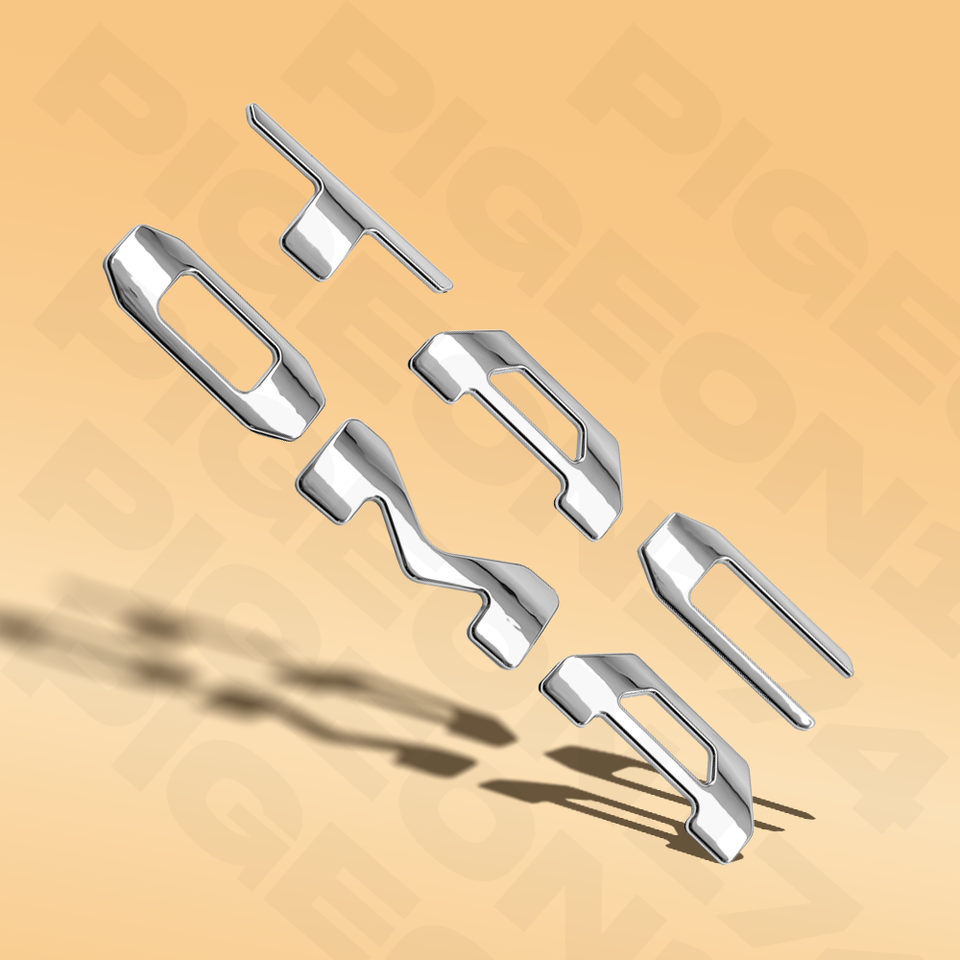 2024 2025 Tailgate Insert Emblem For Tacoma Letter Nameplate Gloss ...