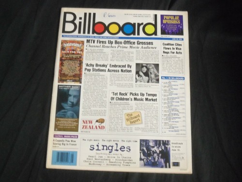 1992 JUNE 20 BILLBOARD MAGAZINE - GREAT MUSIC ADS TOP 100 CHART - PB ...
