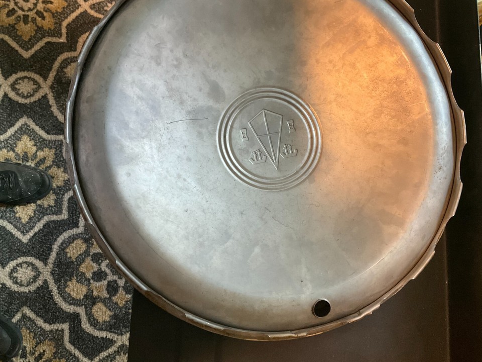 TWO VINTAGE ANTIQUE 1954 1953 HUDSON HORNET WASP JET LINER HUBCAPS ...