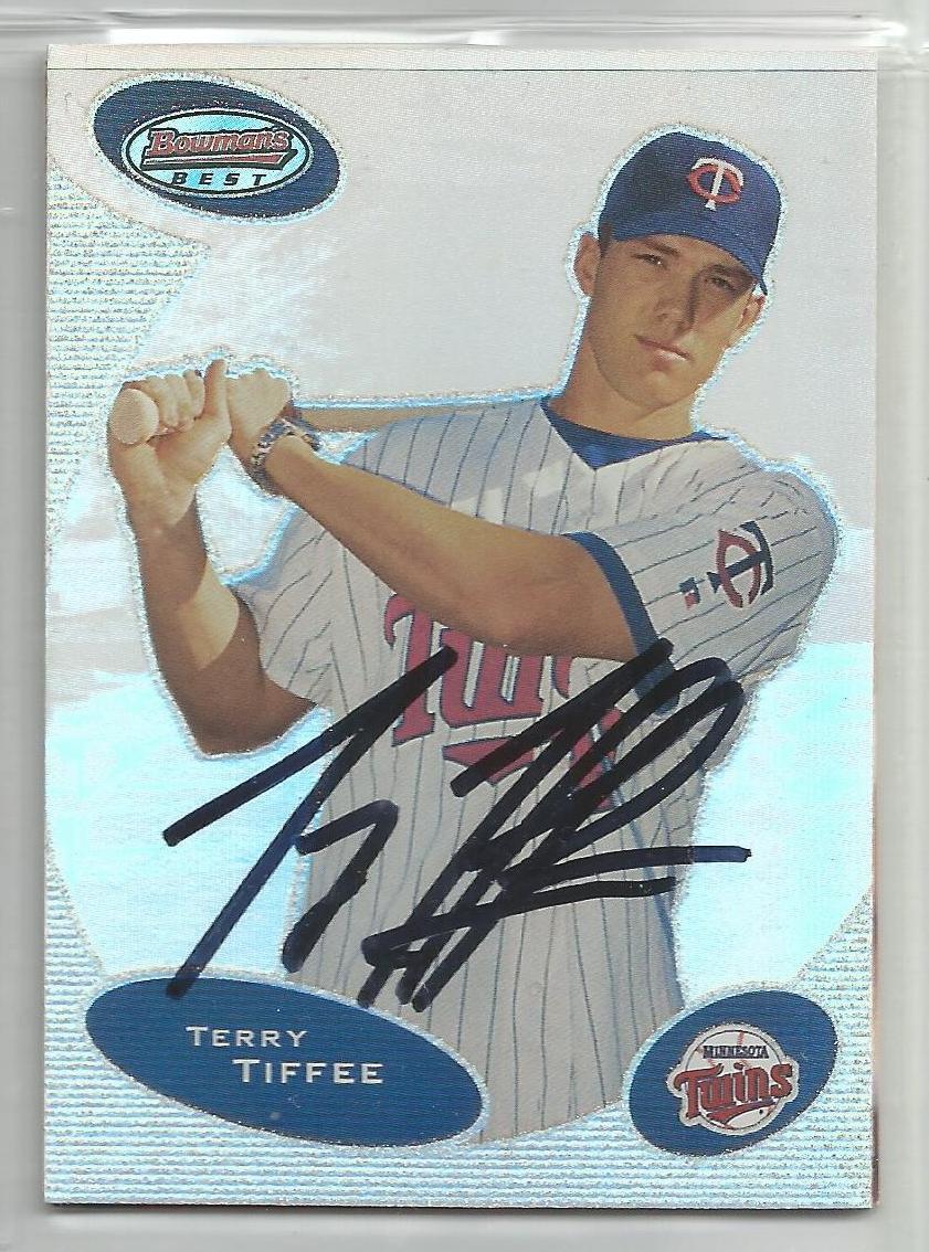 Minnesota Twins TERRY TIFFEE autographed 2003 Bowman's Best | eBay