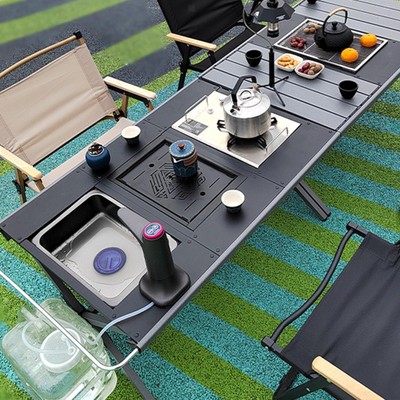 Igt Frame for Folding Barbecue Table Igt Table Universal for Camping | eBay