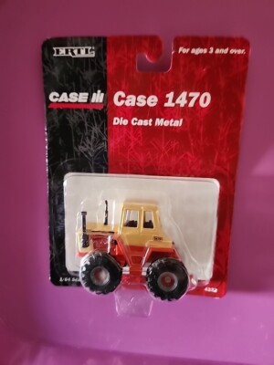 Case 1470 Traction King Tractor New Die Cast Metal 1/64 Scale BY Ertl ...