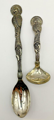 Vintage Godinger Silver-Plated Serving Spoon & Ladle Set Turkey ...