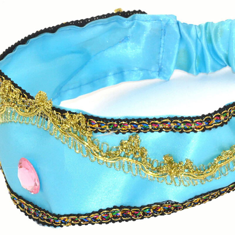 Girls Blue Headbands Large Rhinestone Children Headwear Princess Hair ...