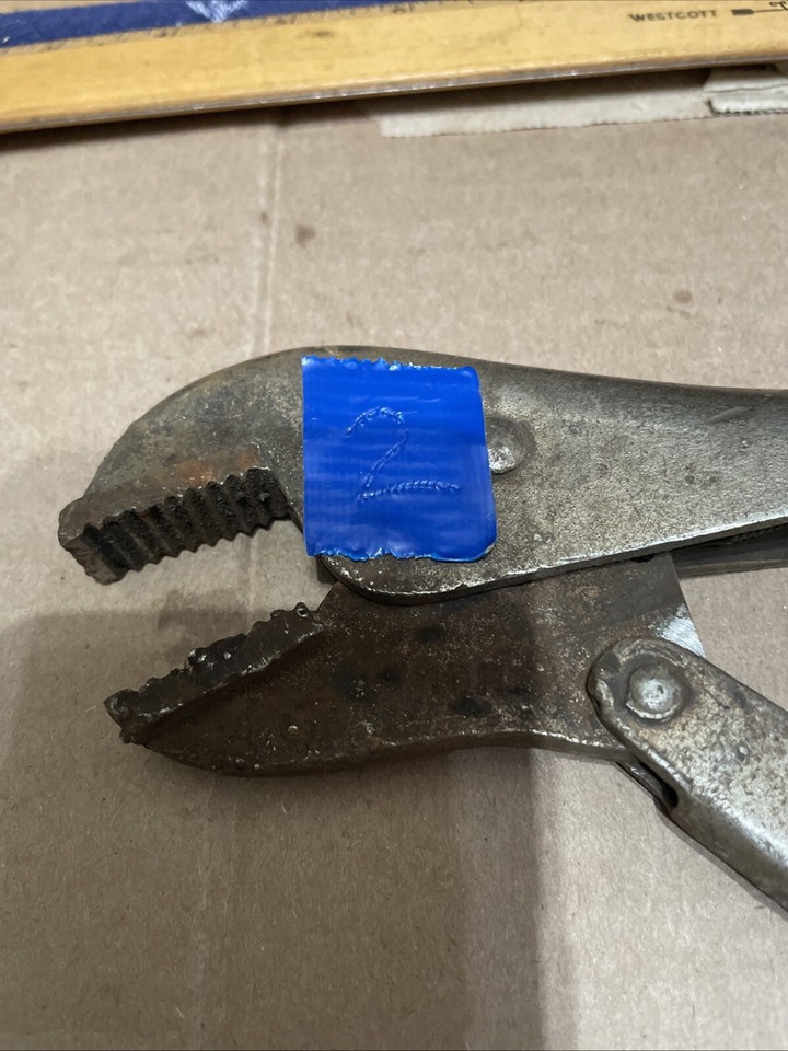 Vintage No. 10R PETERSON-DEWITT MFG CO VISE-GRIP Locking Pliers Rusty ...