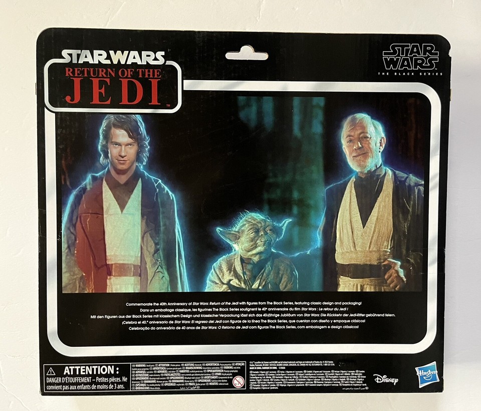 Hasbro Star Wars The Black Series - Force Ghosts 3-Pack Action Figure ...