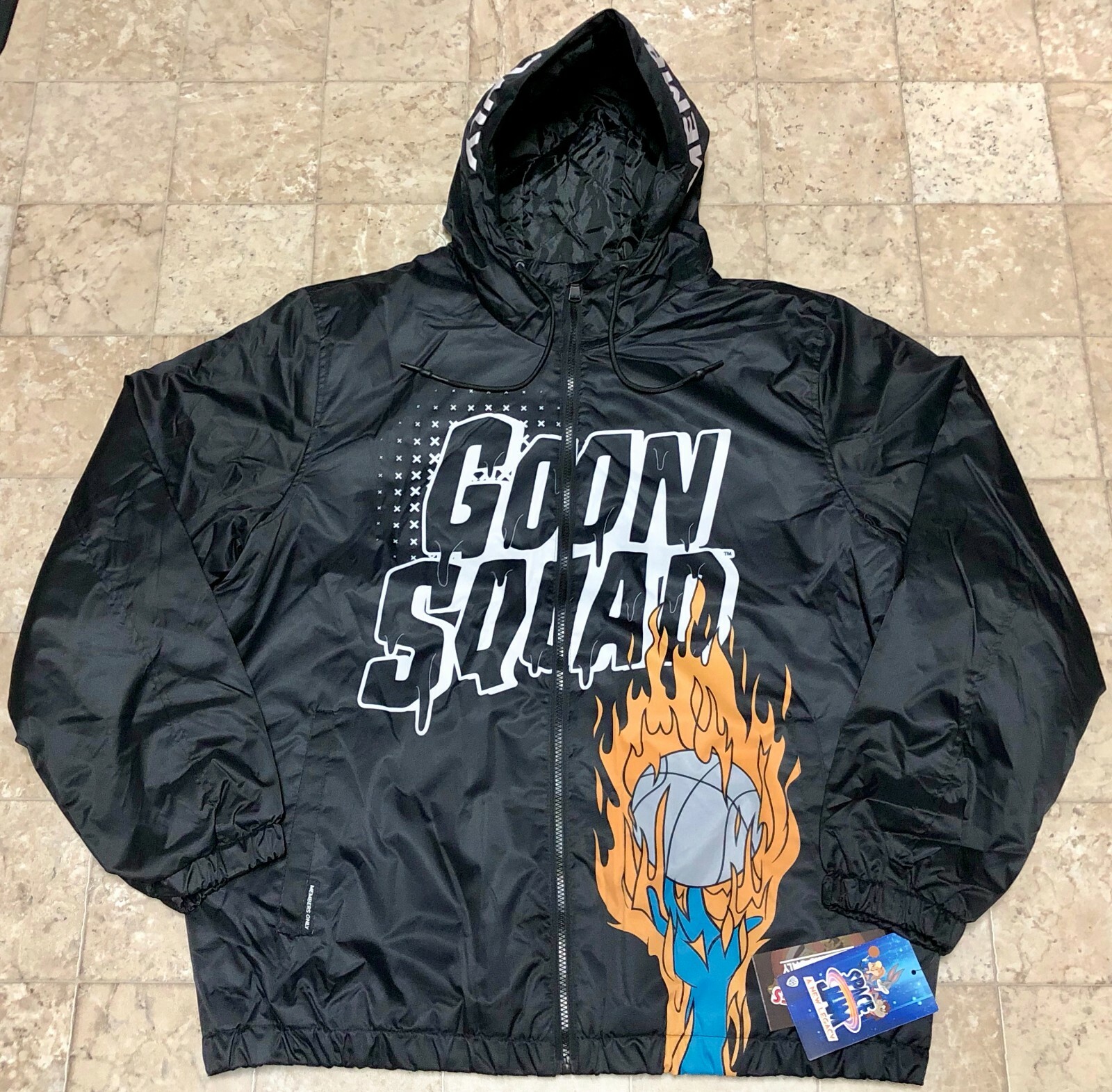 MEMBERS ONLY X LOONEY TUNES LIMITED EDITION SPACE JAM GOON SQUAD JACKET ...