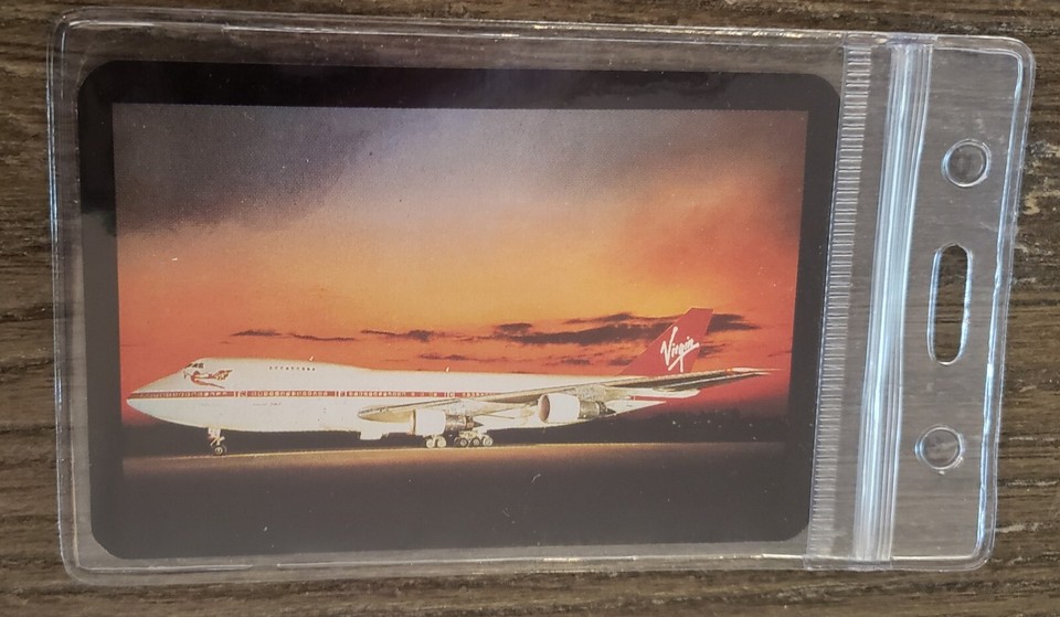 4 Virgin Atlantic Luggage Tags - Vintage/Retro playing cards | eBay