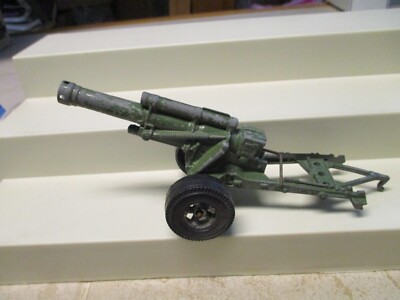 VTG Hubley Die Cast Metal US Army Military Toy Mobile Howitzer Cannon ...