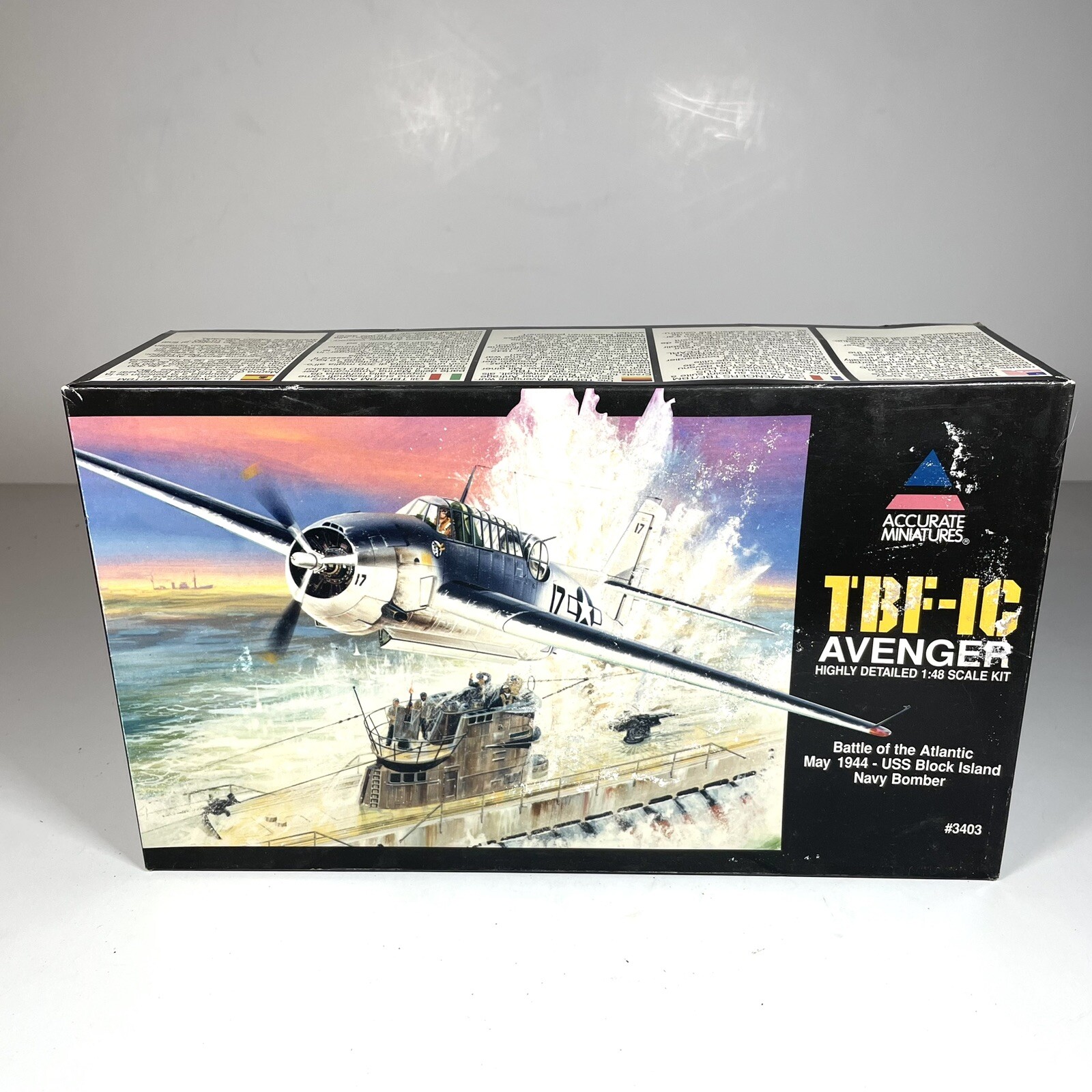 TBF-1C Avenger Model Kit Accurate Miniatures 1:48 Scale Navy Bomber ...