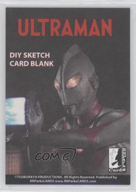2022 RRParks Ultraman Series Two DIY Blank Sketch Card Auto Sketch c9a ...