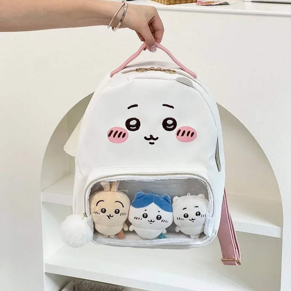 Chilkawa Ita Bag Window Mini Backpack Hachiware Usagi Momonga GENUINE ...