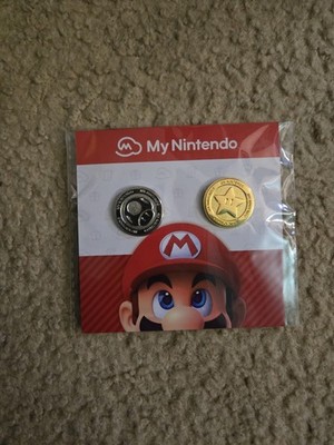 My Nintendo Rewards Exclusive Platinum Point and Gold Point Coins Pin ...