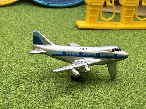Micro Machines Galoob Boeing 747 Jet Airplane Silver Mini Vintage Gray ...