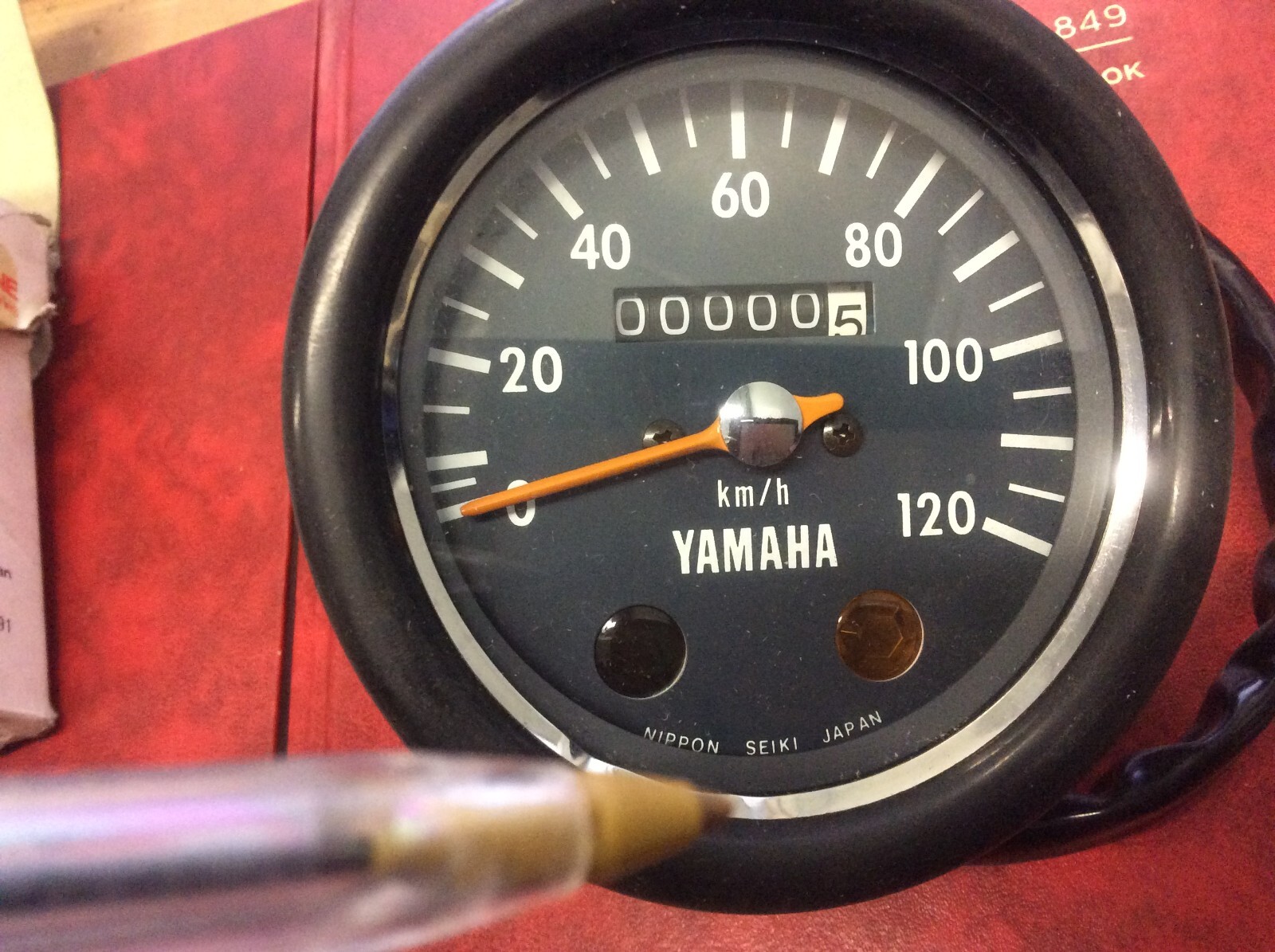 GENUINE YAMAHA PARTS SPEEDOMETER ASSEMBLY AG100 1975-79 AG175 74-79 482 ...