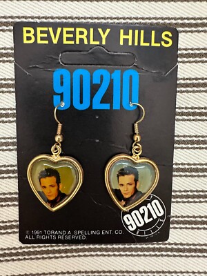 Beverly Hills 90210 BH90210 Jewelry 1991 Earrings Dylan McKay (Luke ...