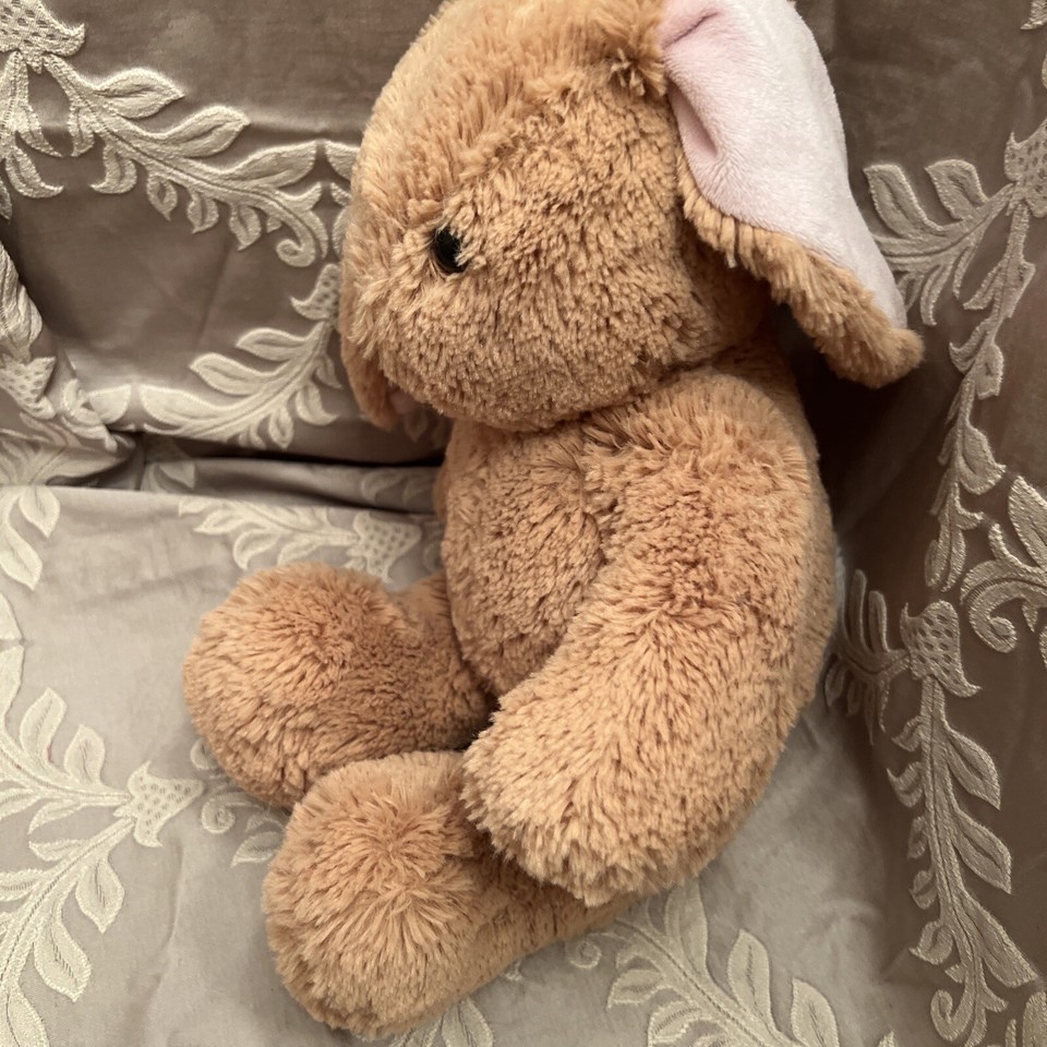 Build-A-Bear Bunny Rabbit Brown Tan Pink Easter Plush~1 Day Shipping ...