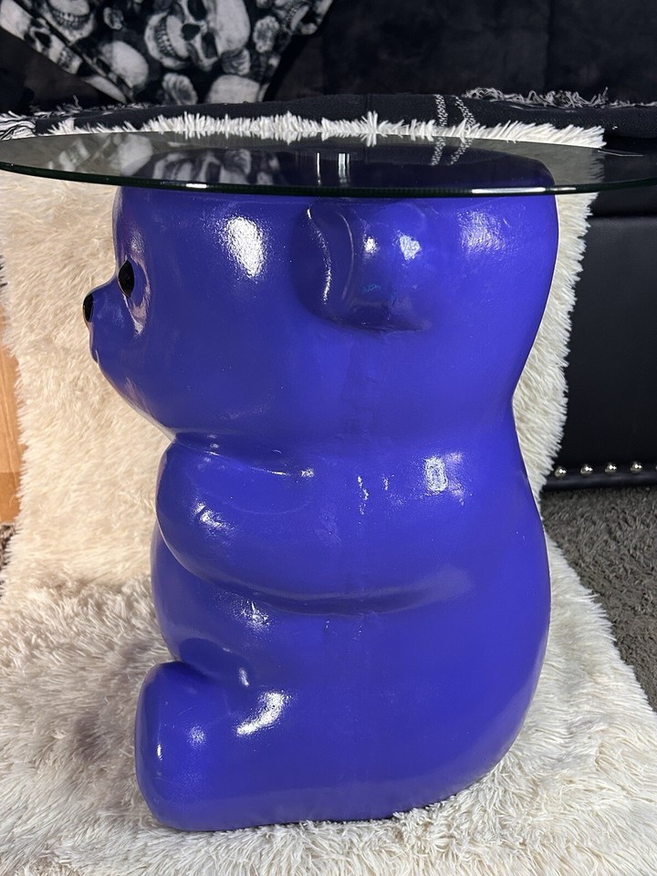 Purple Gummy Bear End Table Trending Tik Tok Viral Food Stool Table | eBay