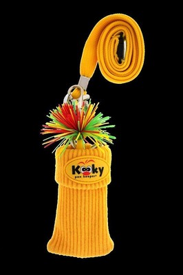 Kooky Klickers Yellow Pen Sock Holder Lanyard Sox Party Gift School Pen ...
