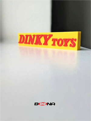 DINKY TOYS self standing logo display | eBay