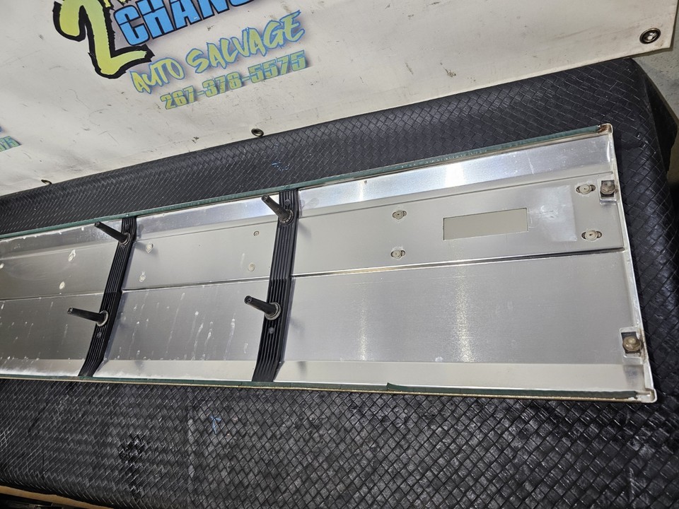 1987-96 FORD F150 F250 F350 OEM Tailgate Trim Finish Panel Aluminum ...