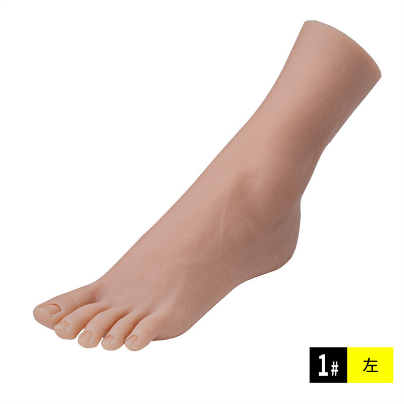Silicone Foot Six Colors Of Silicone Female Feet Shoes Display Model 22 ...