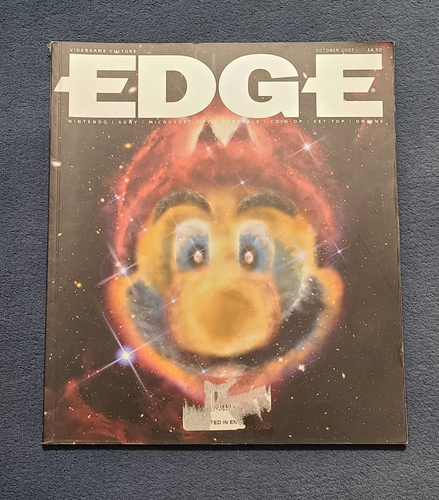 Edge Gaming Magazine - Super Mario Galaxy cover - October 2007 | eBay