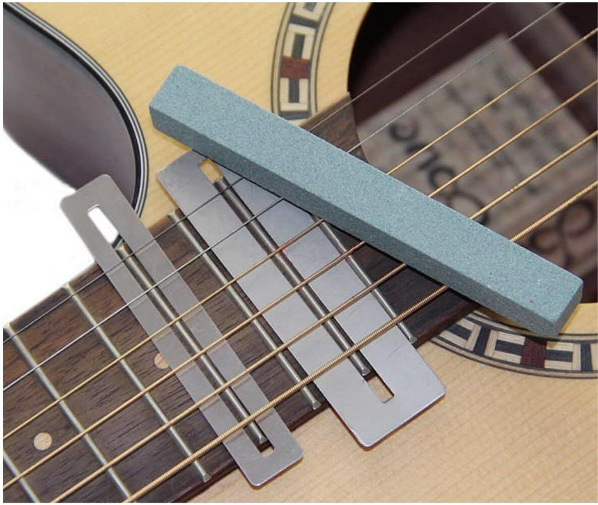 14pcs Guitar Radius Gauge Set String Action Ruler Feeler Gauge Fret ...
