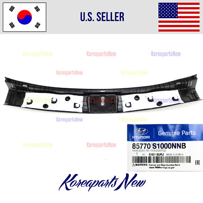 ⭐Genuine⭐ Sill Trim Rear Tailgate Trunk Transverse Hyundai Santa Fe ...