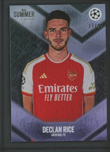 2023 Declan Rice 17/99 Topps Summer UEFA Champions League | eBay