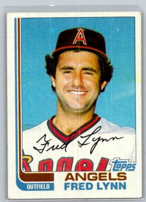 1982 Topps Baseball #251 Fred Lynn - VG - California Angels | eBay