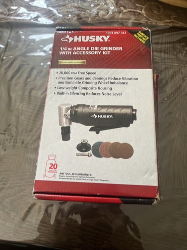 Husky 1/4" Inch Straight Die Grinder 1003 097 320 - Brand New in Box | eBay