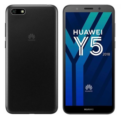 Huawei Y5 (2018) DRA-L21 Dual Sim Black 2GB/16GB LTE Android Smartphone ...