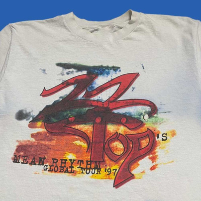 ZZ Top Band Mean Rhythm Global Tour 100% Cotton Adult T Shirt GS199 | eBay