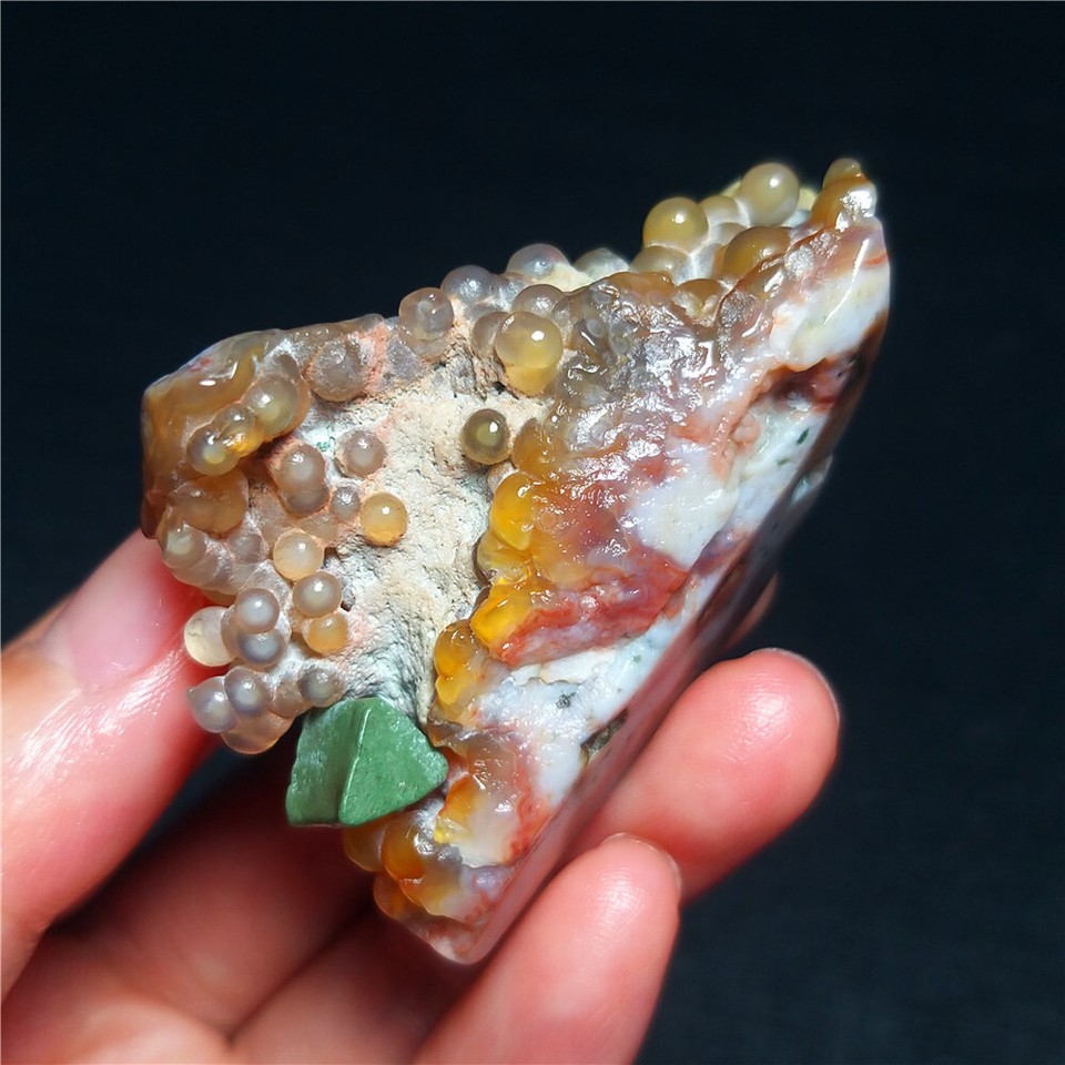 TOP42G Natural Orbicular Ocean Jasper Rough Stone Reiki Crystal ...