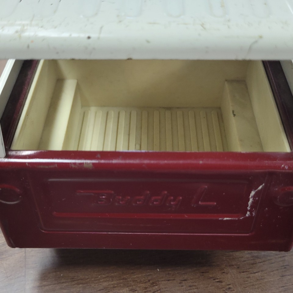 Vintage 1960s BUDDY L Red COLT Jeep Pressed Steel All Original | eBay