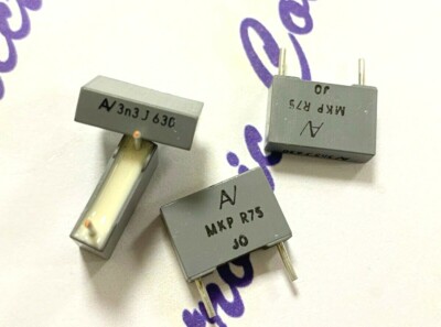 8pcs - ARCOTRONICS 3300P (3300pF 3.3nF) 630V 5% MKP R75 pitch:10mm ...