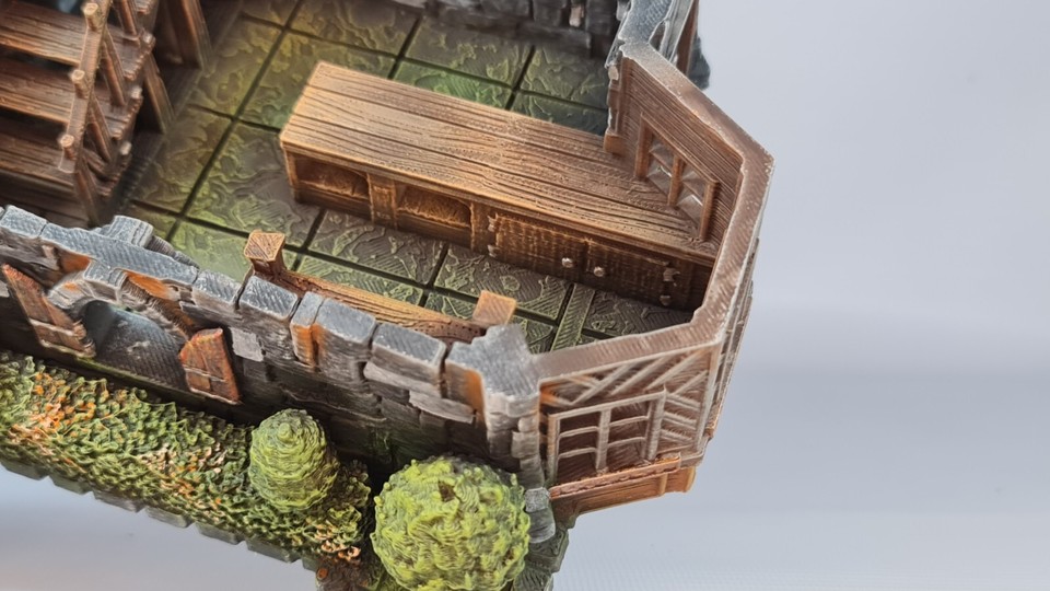 3d Printed Table Top Terrain Fantasy Vendor House DnD RPG Wargame ...
