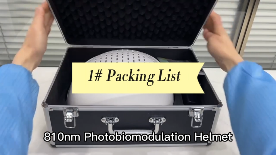 Photobiomodulation Brain Stimulation Helmet NIR Light Therapy for ...