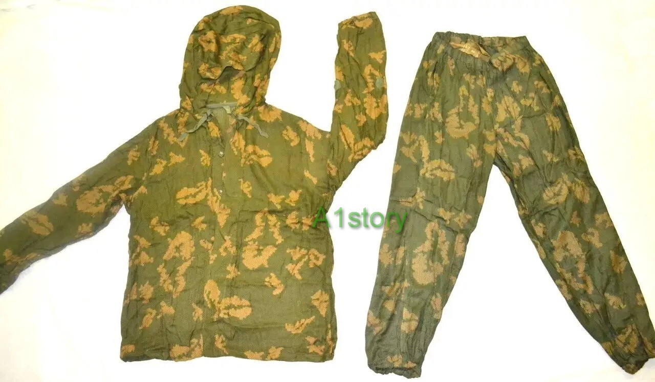 Russian army Camouflage Sniper SUIT- Pants &Jacket - USSR men KZS Camo ...