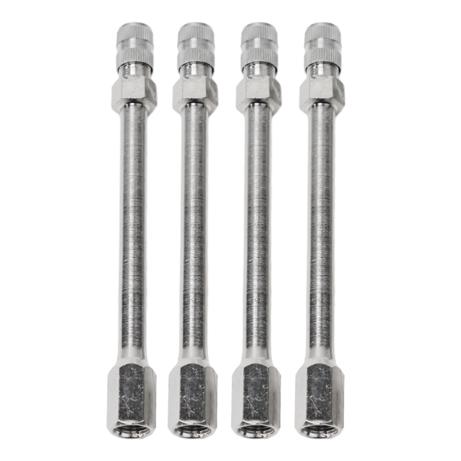 Quality Tyre Valve Extension Rod Universal Wheel Valve 4 In 4 Pcs Auto ...