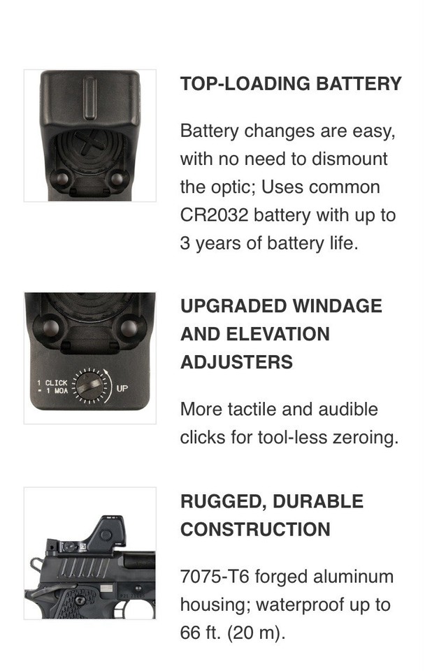 TRIJICON RMR HD 3.25 MOA Red Dot Sight (RMHD2-C-3200002) | eBay